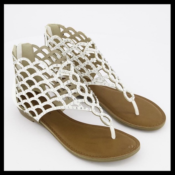 Zigi Soho | Shoes | Zigi Soho Melaa Caged Flat Thong Sandals Color ...